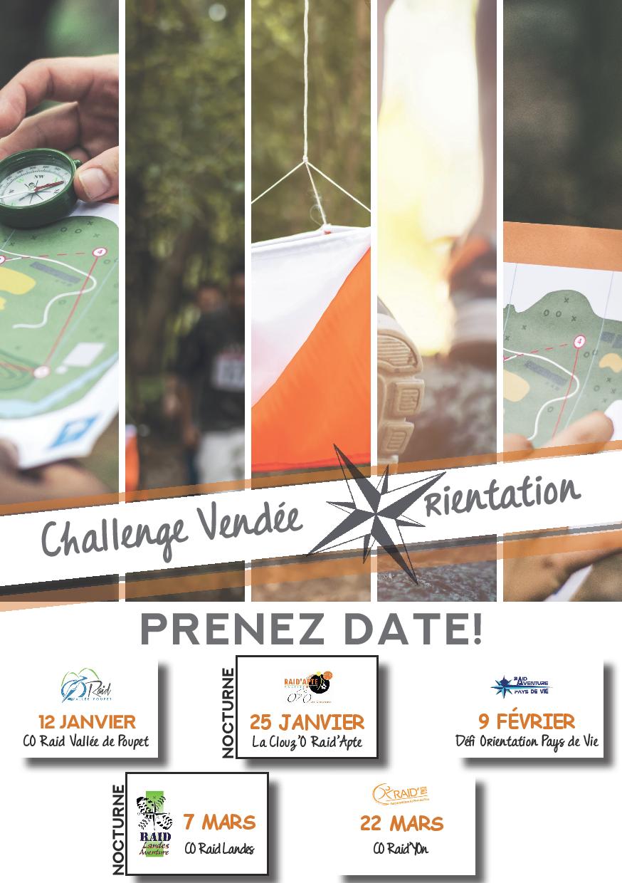 Challenge Vendée Orientation – Raid'Apte – Clouzeaux